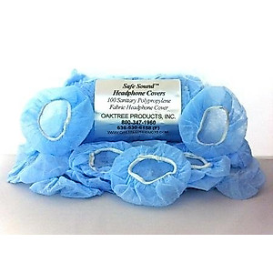 Safe Sound Medical Grade Disposable Earphone Covers - 100 Pack