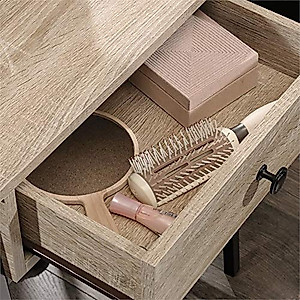 Sauder North Avenue Night Stand, L: 18.50" x W: 16.54" x H: 23.94", Charter Oak Finish