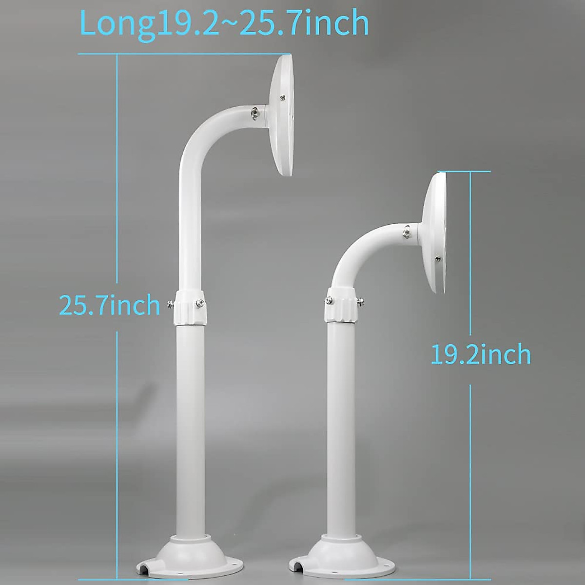 compcctv Security Camera Mount Bracket, Dome Camera Mount Universal Camera Wall Mounting Bracket for CCTV Security Camera/IP Camera, J Type (15.7-23.6 inch)