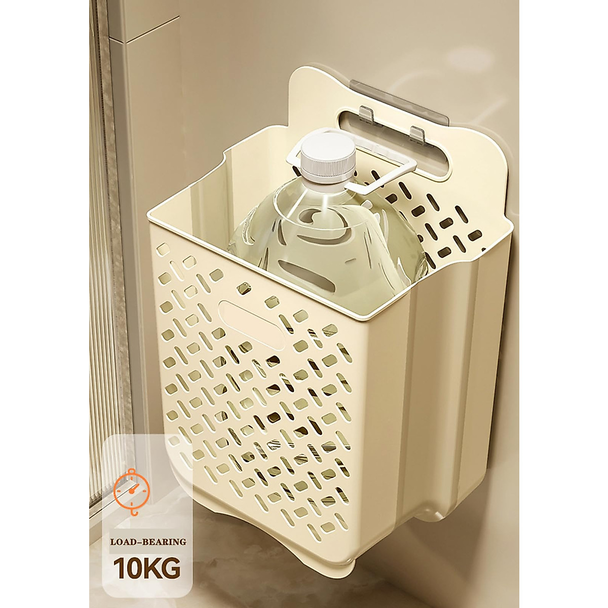 Onion Potato Storage 2 Set Potato and Onion Bins Foldable Plastic Pantry Storage Large Capacity Laundry Basket Kitchen Countertop Organizer With Handles for Onion, Fruit, Produce, Vegetable, Potato