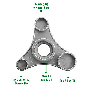 Niahm 4400276 Universal Faucet Aerator Key Removal Wrench Tool in Zinc Alloy Replaces Danco 88539-1