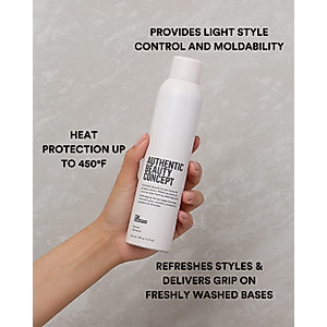 Authentic Beauty Concept Dry Shampoo | Vegan Dry Shampoo | Lightweight Texturizing Spray | Refreshes Hair & Styles | Heat Protection | All Hair Types | Silicone-free & Cruelty-free | 5.3 oz.
