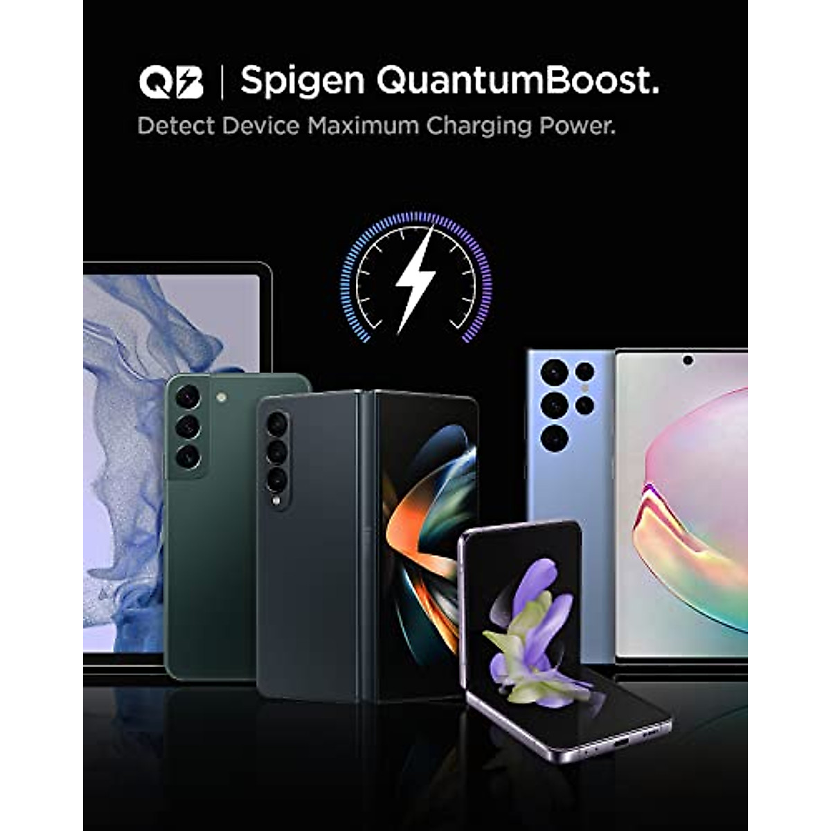 Spigen USB C Car Charger 75W Dual Ports PPS 45W PD 30W Super Fast Charge Car Adapter for Galaxy S23 Ultra Plus S22 S21 Note 20 Z Flip Fold 4 3 iPhone 14 13 Pro Max Mini 12 Pixel 7 Pro MacBook Air iPad