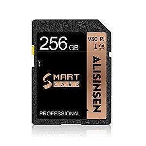 256GB SD Cards Memory Card 512GB High Speed Class 10 Secure Digital Cards for Body Camera ，Tablets and Drones