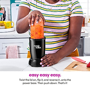 magic bullet Blender, Small, Black, 11 Piece Set