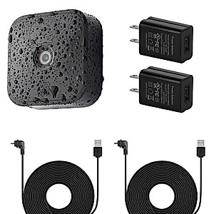 ALERTCAM 2Pack Power Adapter with 30 ft/9 m Weatherproof Cable for Blink XT / XT2 & Blink Outdoor(3rd Gen) Camera, Continuously Charging Your Blink Camera, No More Battery Changes