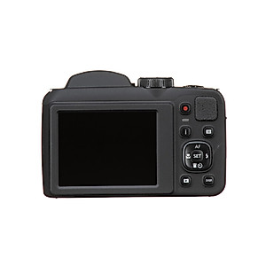 Kodak PIXPRO AZ255 Astro Zoom 16MP Digital Camera (Black) - High-Resolution Photography with 25X Optical Zoom - Perfect Point-and-Shoot Camera Bundle with 32GB Memory Card and Camera Case (3 Items)