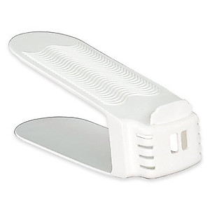 6-Pack Space-Saving Shoe Slotz Storage Units in Ivory | As Seen on TV | No Assembly Required (2)