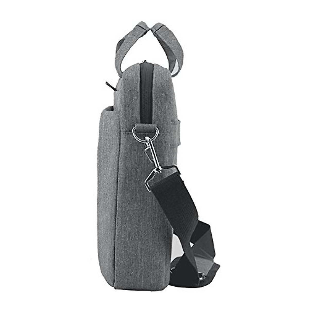 KROSER Laptop Bag 15.6 Inch Briefcase Shoulder Bag Water Repellent Laptop Bag Satchel Tablet Bussiness Carrying Handbag Laptop Sleeve for Women and Men-Grey