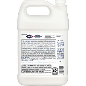 CloroxPro Anywhere Daily Disinfectant and Sanitizer, No-Rinse Food Contact Sanitizer, Refill, 128 Fluid Ounces