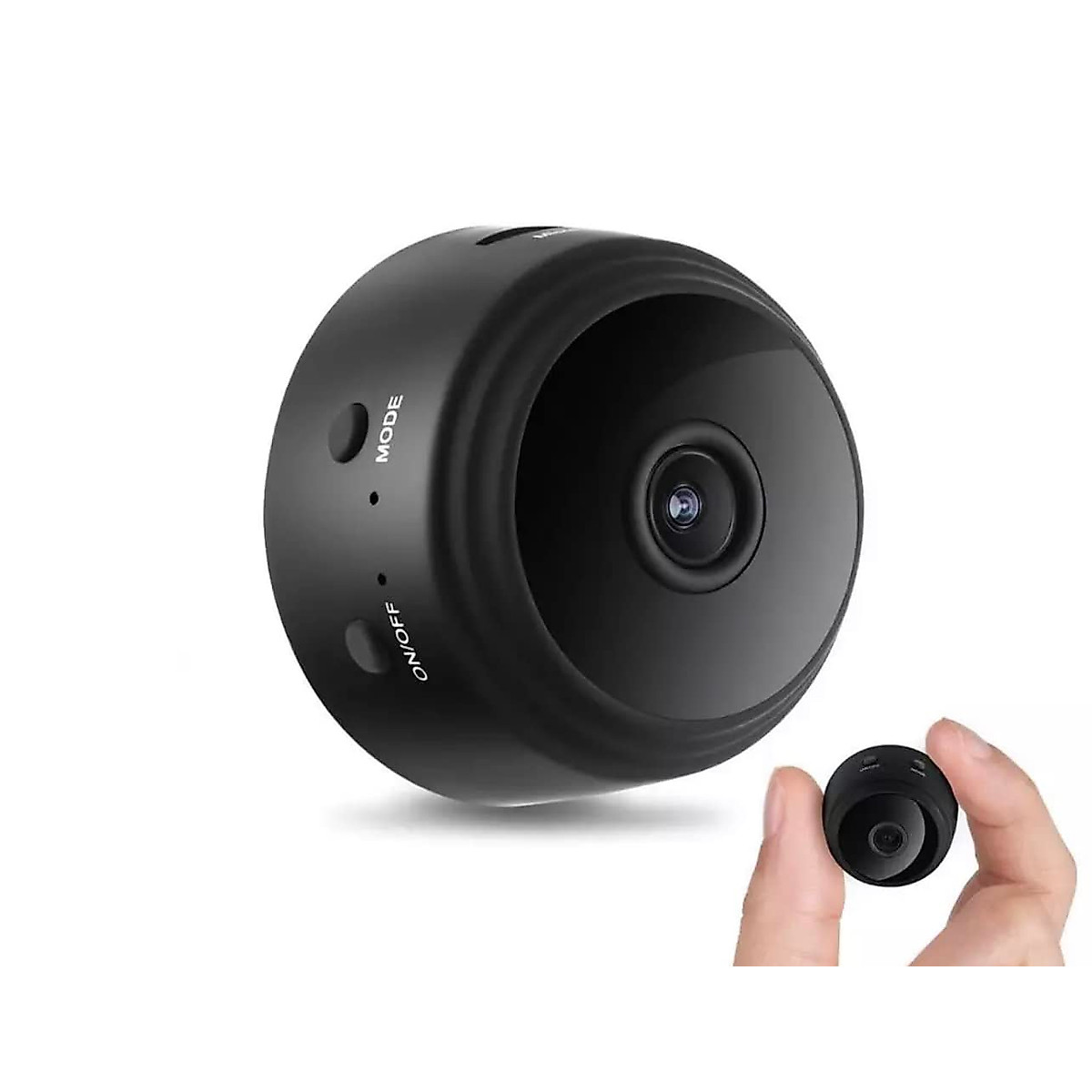 New Mini Hidden Wireless WiFi Camera HD 1080P Home and Office Security Cameras with Audio and Video by FDM Live Feed Covert Baby Nanny Cam with Cell Phone App with Night Vision and Motion Detection