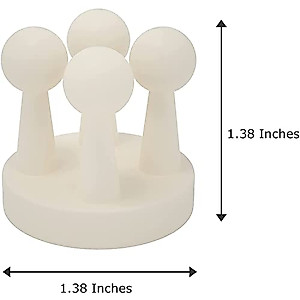 WWMMJA 5 Pcs Silicone Tooth Brush Holder Multi-Function Hooks Stick on Door Wall, Waterproof and Oilproof Self Adhesive Single Toothbrush Hook for Hanging Bathroom Kitchen Living Room Office (White)