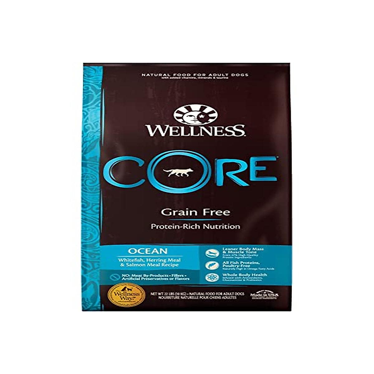 Wellness CORE Ocean Dry Dog Food, 22-Pound Bag