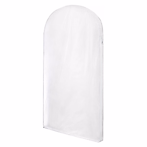 Whitmor Zippered Protective Gown Bag, Clear
