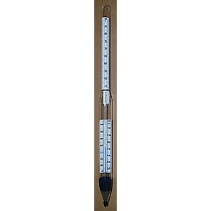 SafetyBlue Precision Hydrometer 45/90 API / 0/150°F Thermometer with NIST Certificate