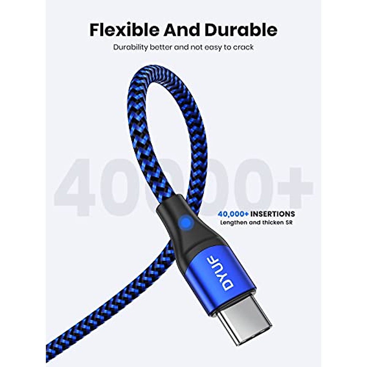 DYUF Ipad Pro Charger,20W USB C Fast Charger with 60W Ipad Charger Cord, Compatible with Samsung/iPad, Fast Charging and Data Transfer