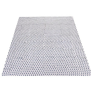 Trade Star 3 Yard Hand Block Print Fabric Indian Ethnic Natural Running Fabric for Sewing 100% Cotton Fabric by The Yard Floral Print Fabric for Crafting Dressmaking (Pattern 11)