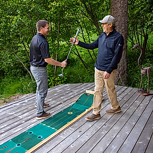 PRO PUTT 10 Foot Indoor Putting Green with Ball Return by GBD Sports - Putting Mat - Golf Gifts for Men & Women - Putting Matt for Indoors - Golf Putting Mat - Golf Training Accessories