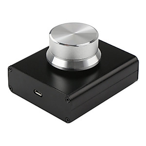 DROK USB Volume Control Knob, PC Computer Speaker Volume Control Audio External Volume Control Knob with 1-Key Mute Function Support Win7 8 10 XP Mac Vista Android