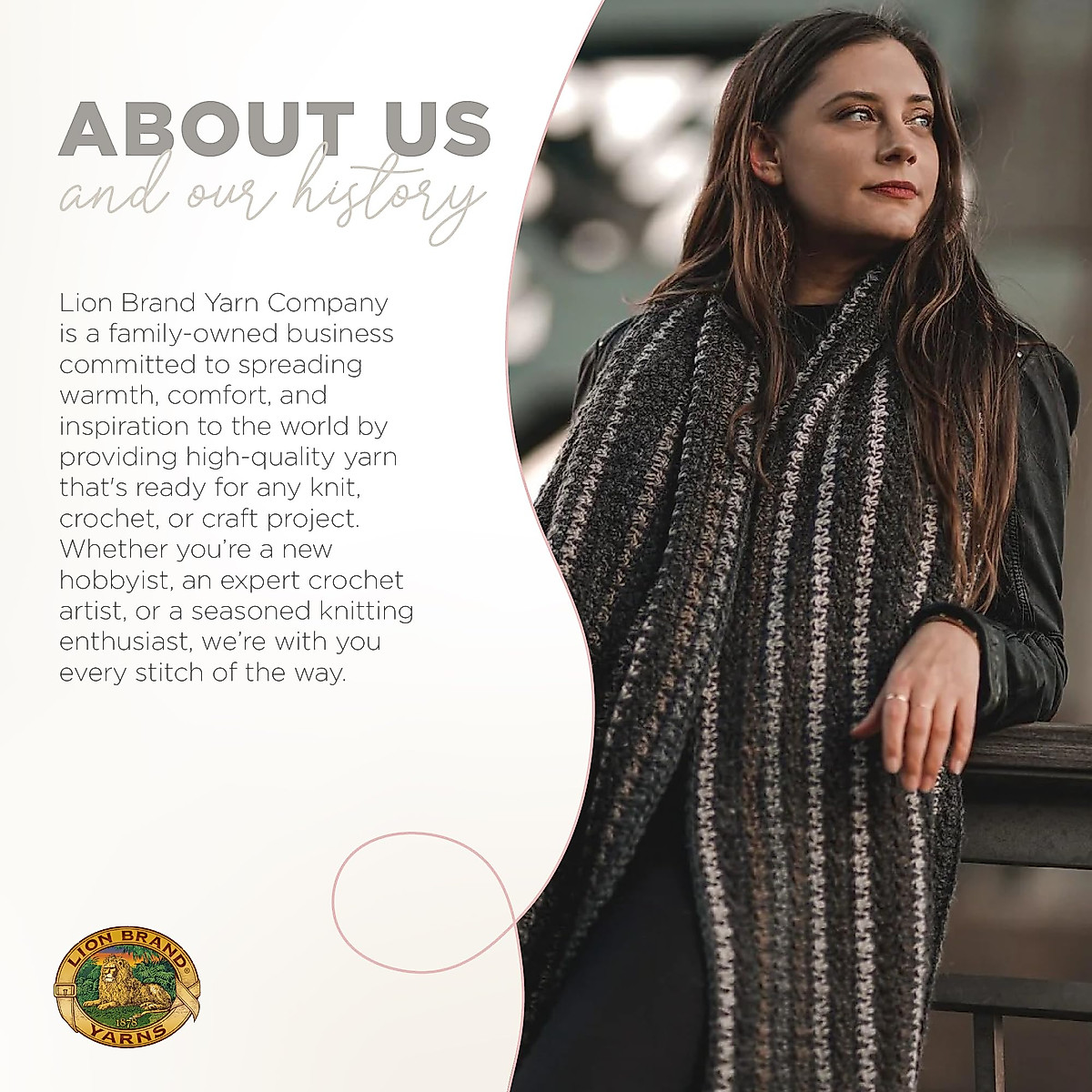 (1 Skein) Lion Brand Yarn Ferris Wheel Yarn, Cotton Candy