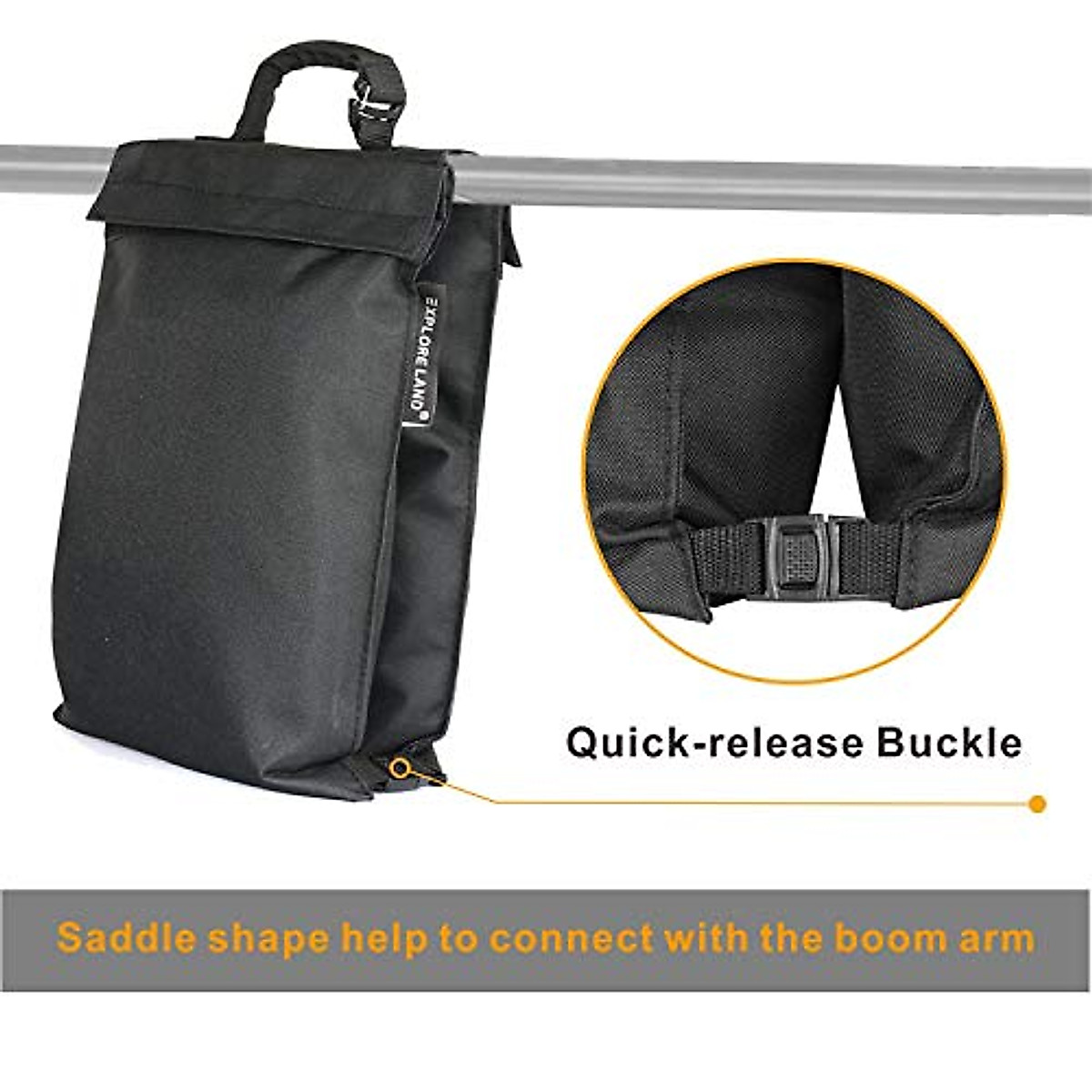 Explore Land 2-in-1 Saddle Weight Bag Universal Filled with Water & Sand