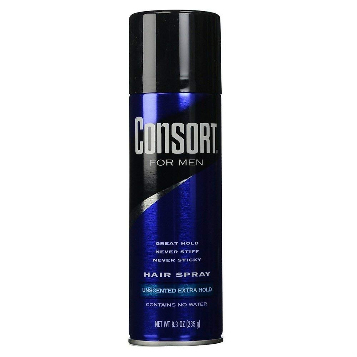 Consort For Men Hair Spray Unscented Extra Hold 8.30 oz (Pack of 4)