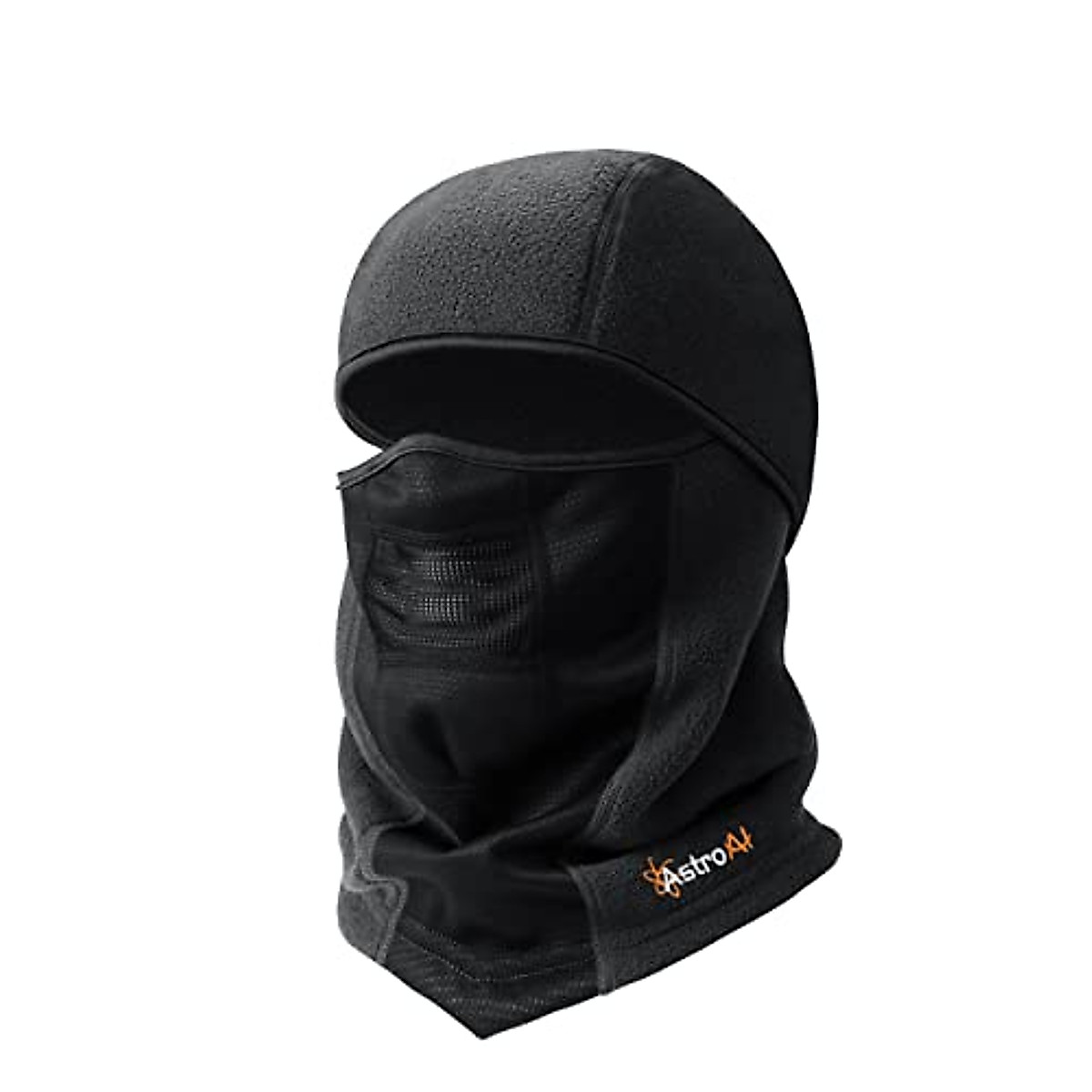 AstroAI Balaclava Ski Mask Winter Fleece Thermal Face Mask Cover for Men Women Warmer Windproof Breathable, Cold Weather Gear for Skiing, Outdoor Work, Riding Motorcycle & Snowboarding, Black