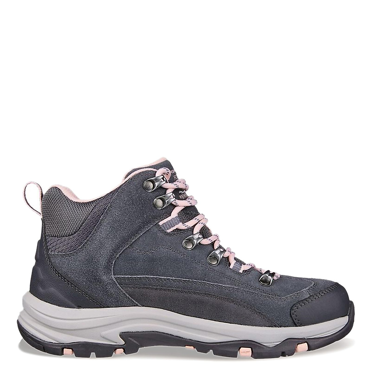 Skechers Women's, Relaxed Fit: Trego - Alpine Trail Hiking Boot Grey Pink 7.5 M