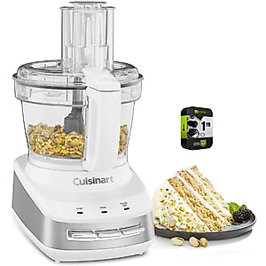 Cuisinart FP-110 Core Custom 10-Cup Multifunctional Food Processor White Bundle with 1 YR CPS Enhanced Protection Pack
