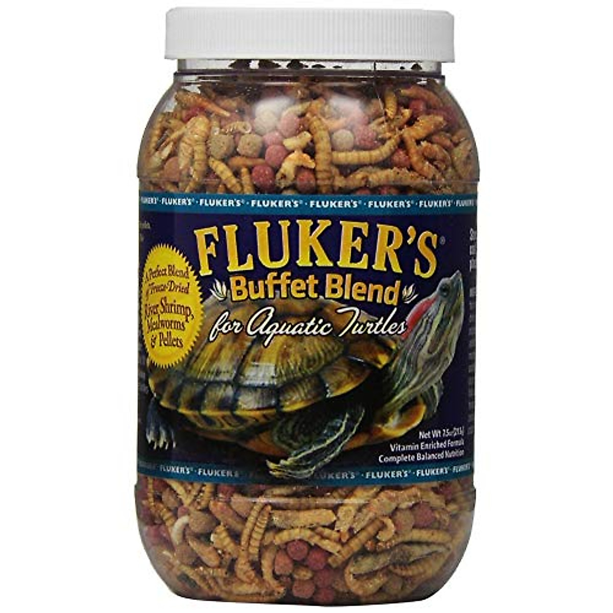 Fluker's Buffet Blend Aquatic Turtle Formula for Pets, 7.5-Ounce [2-Pack]