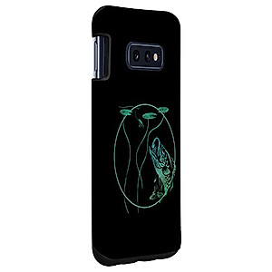 Galaxy S10e Bass Fishing Bass Rising Lilly Pad Largemouth Bass Case