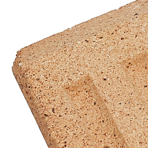 AB Tools Fire Brick Back Coal Log Heat Saver Wood Burner Fire Place Pit 16" Grate BBQ