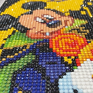 CEOVR Halloween Diamond Painting Kits for Adults, Round Full Drill Halloween Diamond Art Painting Kits, 5d Halloween Diamond Painting Kits for Beginners Diamond Beads Gem Painting Art Kits 12x16 inch