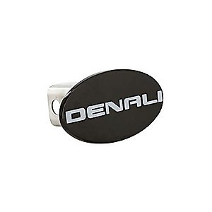 Denali Wordmark GMC Black Finish Trailer Hitch Cover Plug 2 Inch Post