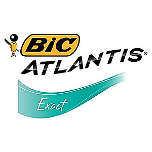 BIC VCGNP31-B-BLK Black Atlantis Comfort Pens 3 Count