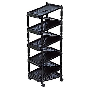 Sana Enterprises a Shoe Rack/Organizer, Go Vertical Save Space, Foldable on Wheels