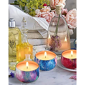 Scented Candles Gift Set,9 x 2.2 Oz Natural Soy Wax Candles Gifts for Women,9 Essential Oil Fragrances,Aromatherapy for Stress Relief,Gift Set for All Occasions,15 Hours Burn Time, 9 Pack