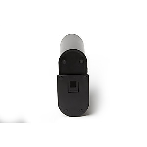 Umbra Furlo, Expandable Kitchen Utensil Holder, Multi-Functional Caddy Organizer with Divider and Extra Storage, Ideal for Keeping Knives and other Utensils Instantly Accessible, Black/Stainless Steel