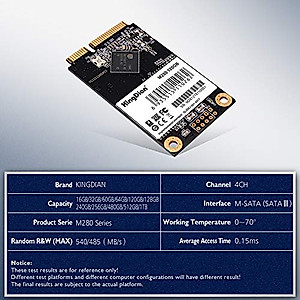 KingDian mSATA Mini PCIE 120GB SSD Solid State Drive (30mm50mm)