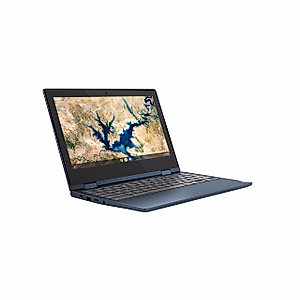 Lenovo Chromebook Flex 3 11.6" HD Touchscreen 2-in-1 Laptop Computer PC, Intel Celeron N4020, 4GB DDR4, 32GB eMMC, Intel UHD 600, 802.11ac, Bluetooth, Webcam, Chrome OS, Blue, 64GB ABYS MicroSD Card