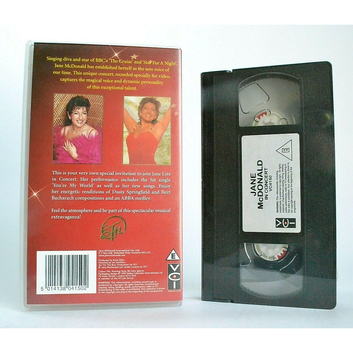 Jane McDonald: In Concert - Brand New Sealed - Live Performance - Music - VHS