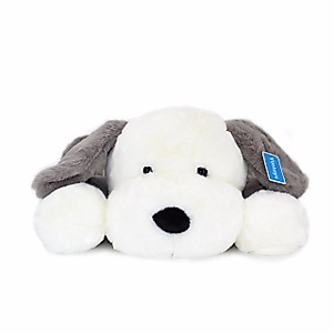 Vintoys Dog Hugging Pillow Big Soft Plush Puppy Stuffed Animal for Kids and Adults Gray 26"