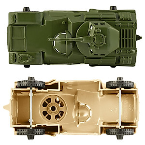 TimMee Recon Patrol Armored Cars - Plastic Army Men Scout Vehicles USA Made