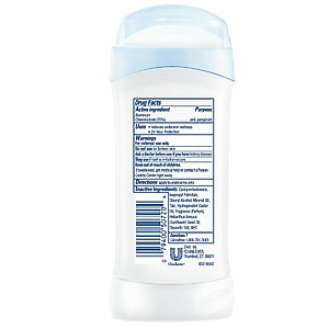 Dove Deodorant 2.6 Ounce Invisible Solid Powder (76ml) (2 Pack)