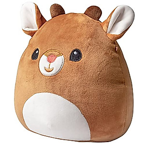 Squishmallows Original 8-Inch Rudolph - Rudolph The Red Nosed Reindeer - Official Jazwares Christmas Plush - Collectible Soft & Squishy Reindeer Stuffed Animal Toy - Gift for Kids, Girls & Boys