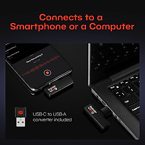 BearVlog Wireless Microphones for Android - 2 Portable Lavalier Microphone with Noise Reduction | Lapel Microphone Wireless for Vlogging and Recording| Compatible with Android and iPhone 15