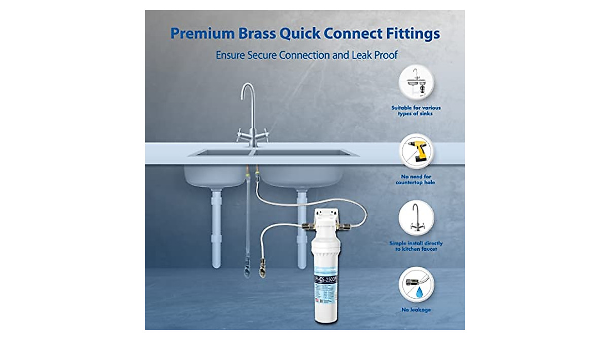 APEC CS-2500P Ultra High Capacity Water Filter System