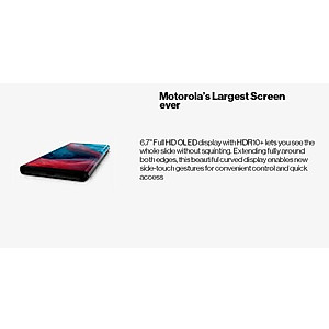 Motorola Edge+ 256GB 5G UW Thunder Gray for Verizon (Renewed)