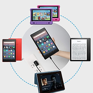 USB C Fast Charger for Charging Fire HD 10 HD10 Plus-9th 11th Gen 2019 2021,New Fire HD 8,Fire 8 Plus 10th-Gen 2020,New Fire HD 7 12th Gen 2022 and Fire Kids Edition,Kids Pro,with 5Ft Type C Cable