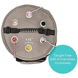 Yarn Boss Yarn Bag - Travel with Yarn & Knitting Supplies - Yarn Storage to Organize Multiple Projects and Keep Your Yarn Safe and Clean - Knitting and Crochet Supplies Yarn Holder